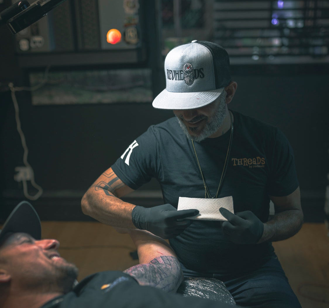 CLASSIC REVHEDS SKULL TRUCKER HAT – Threads By Revheads